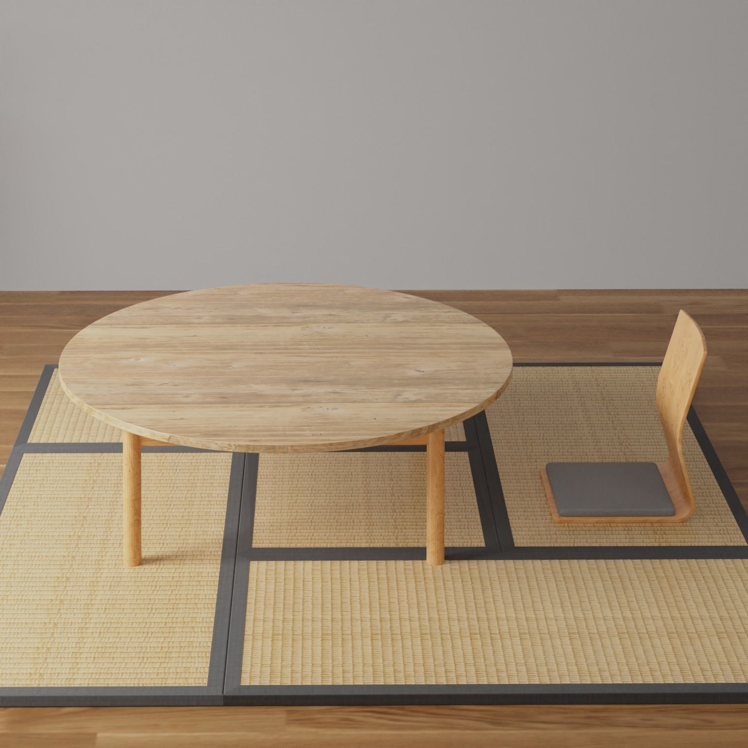 Japanese Tatami Room or Tea Room Set 3D model | CGTrader