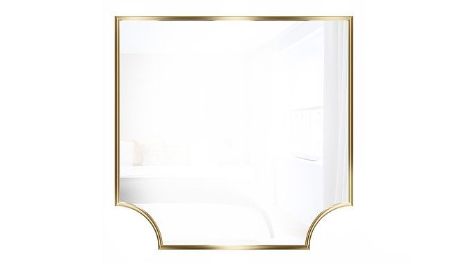 Mirror in a metal frame GZ-M1078 3D model | CGTrader