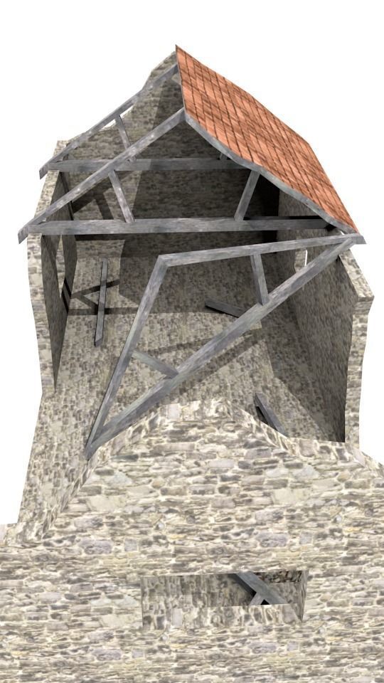 Ruined house free 3D model | CGTrader