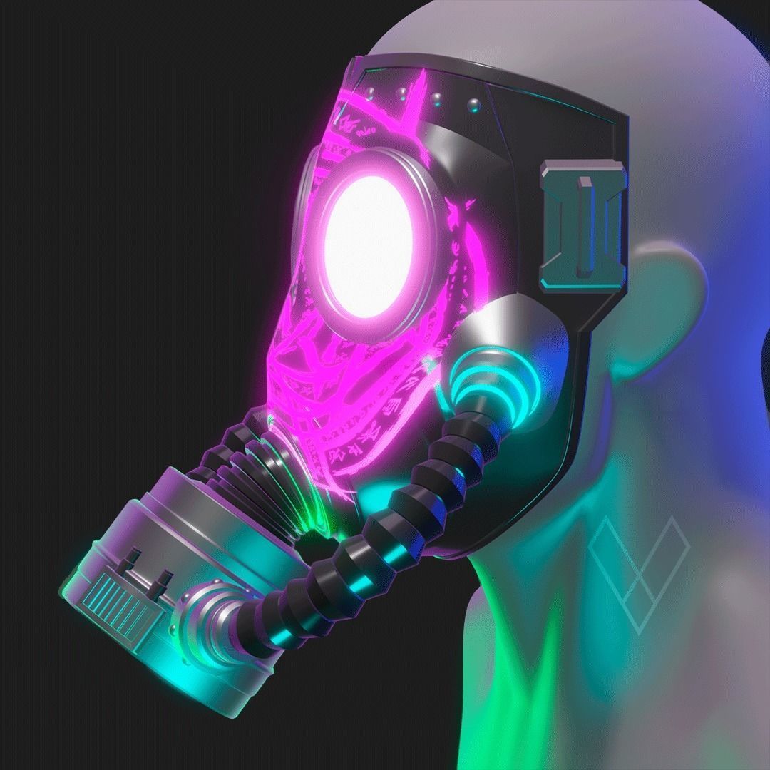 Anfitriao Gas Mask 3D model 3D printable | CGTrader