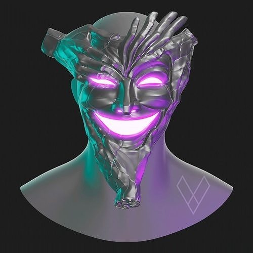 Amphitruo Mask 3D model 3D printable | CGTrader