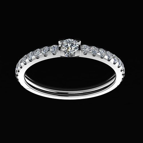 womens ring 3D model 3D printable | CGTrader