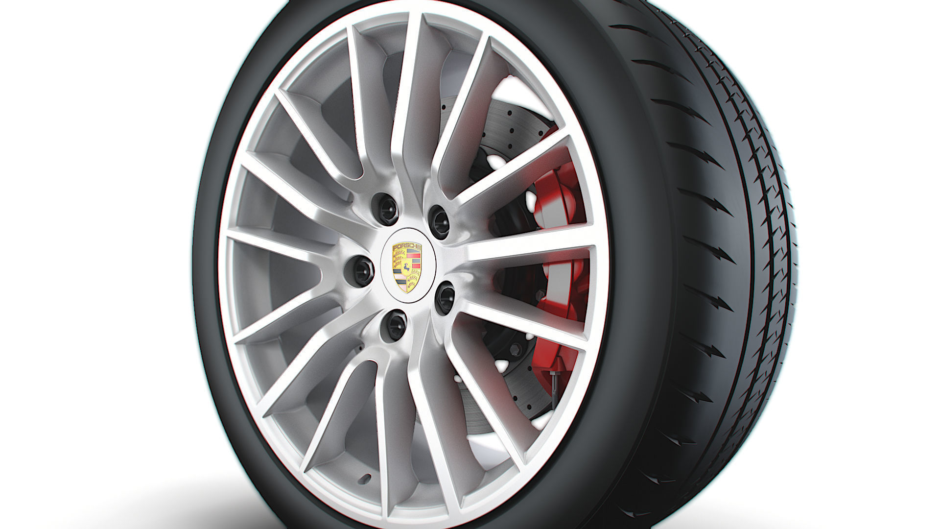 Porsche 997 911 exclusive wheel 3D model | CGTrader