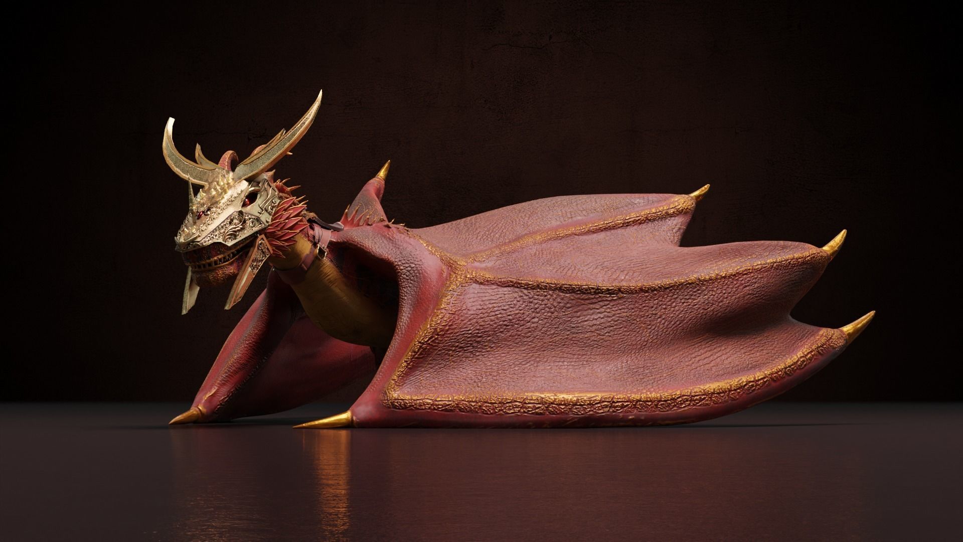 3D model Armored Dragon VR / AR / low-poly | CGTrader