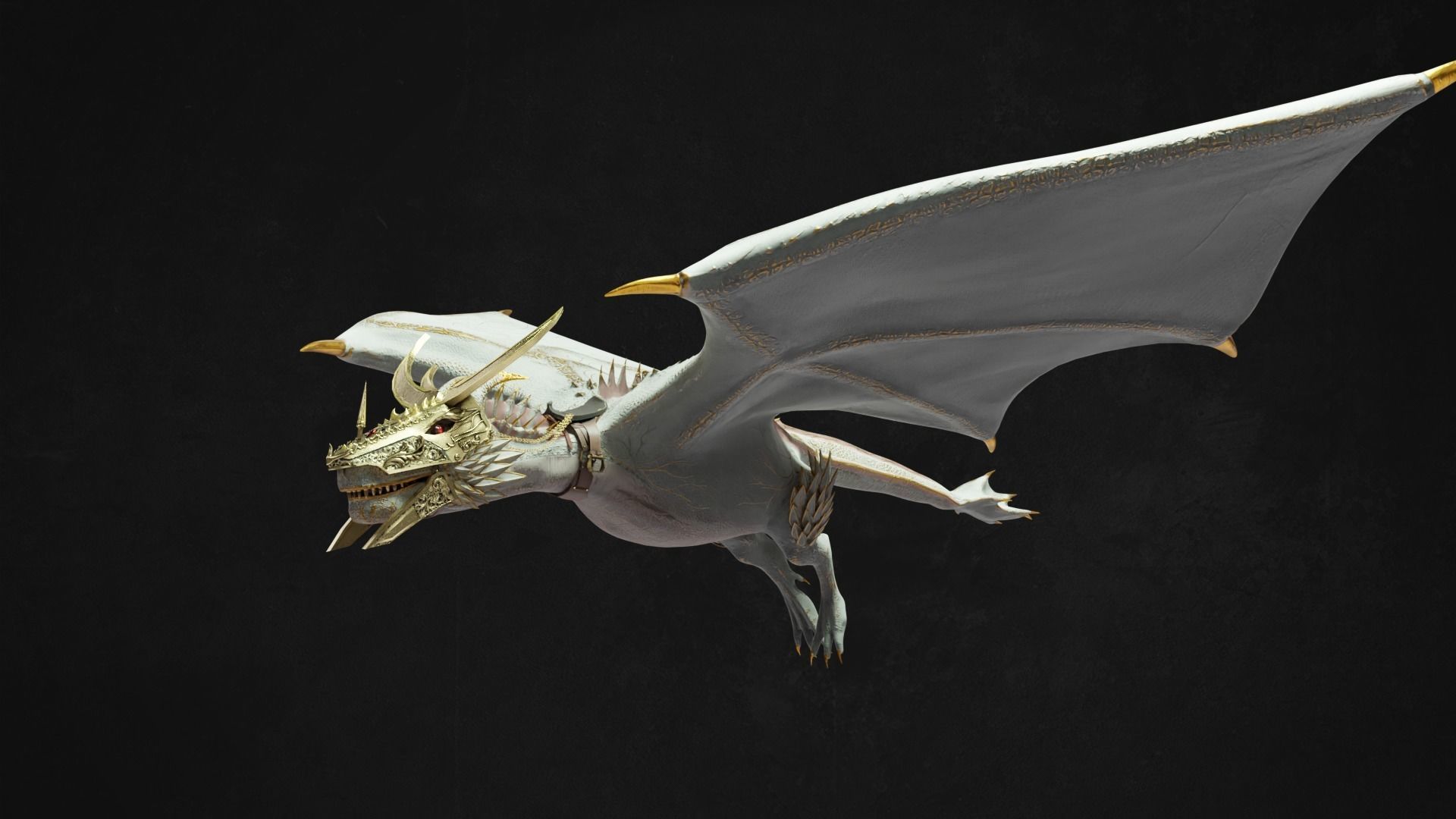 3D model Armored Dragon VR / AR / low-poly | CGTrader