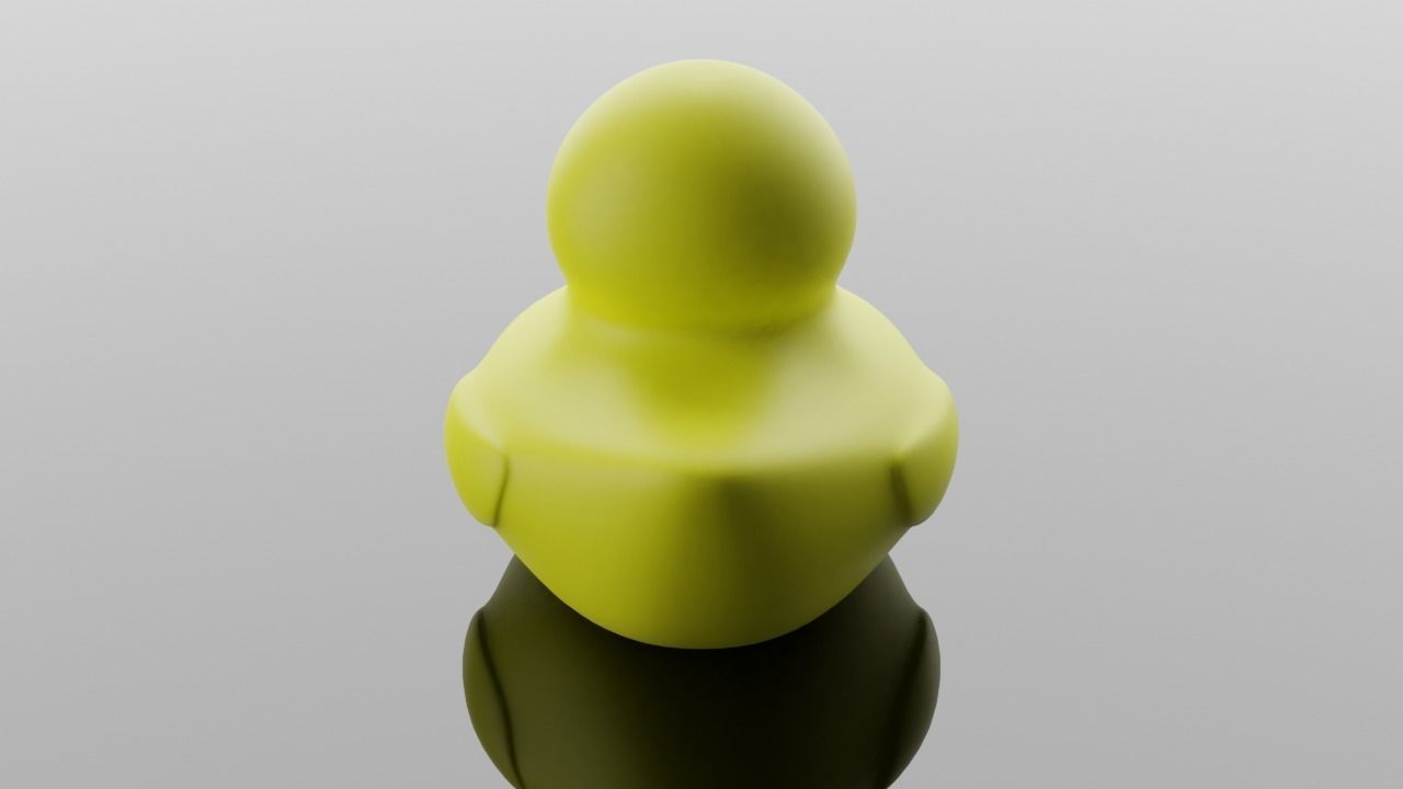 3D model Rubber duck VR / AR / low-poly | CGTrader
