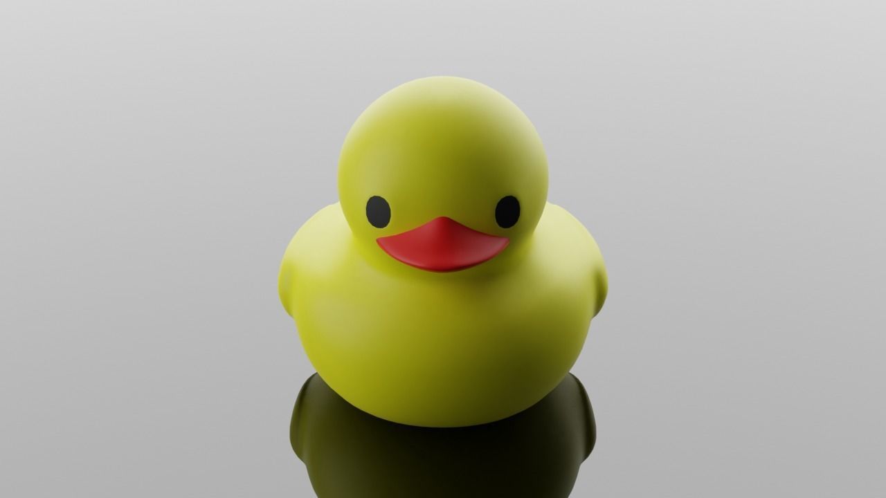 3D model Rubber duck VR / AR / low-poly | CGTrader