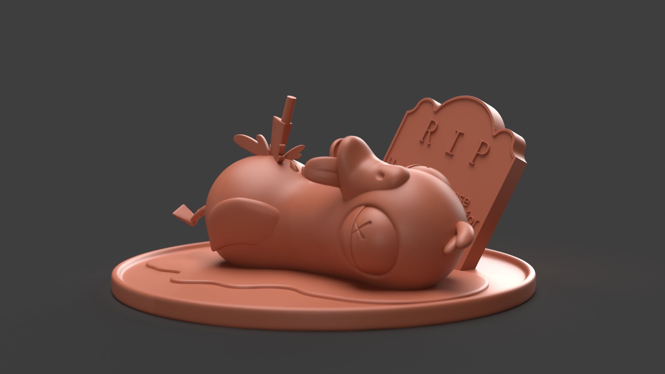 GOOSE GOOSE DUCK CARRY RIP fan made 3D model 3D printable | CGTrader