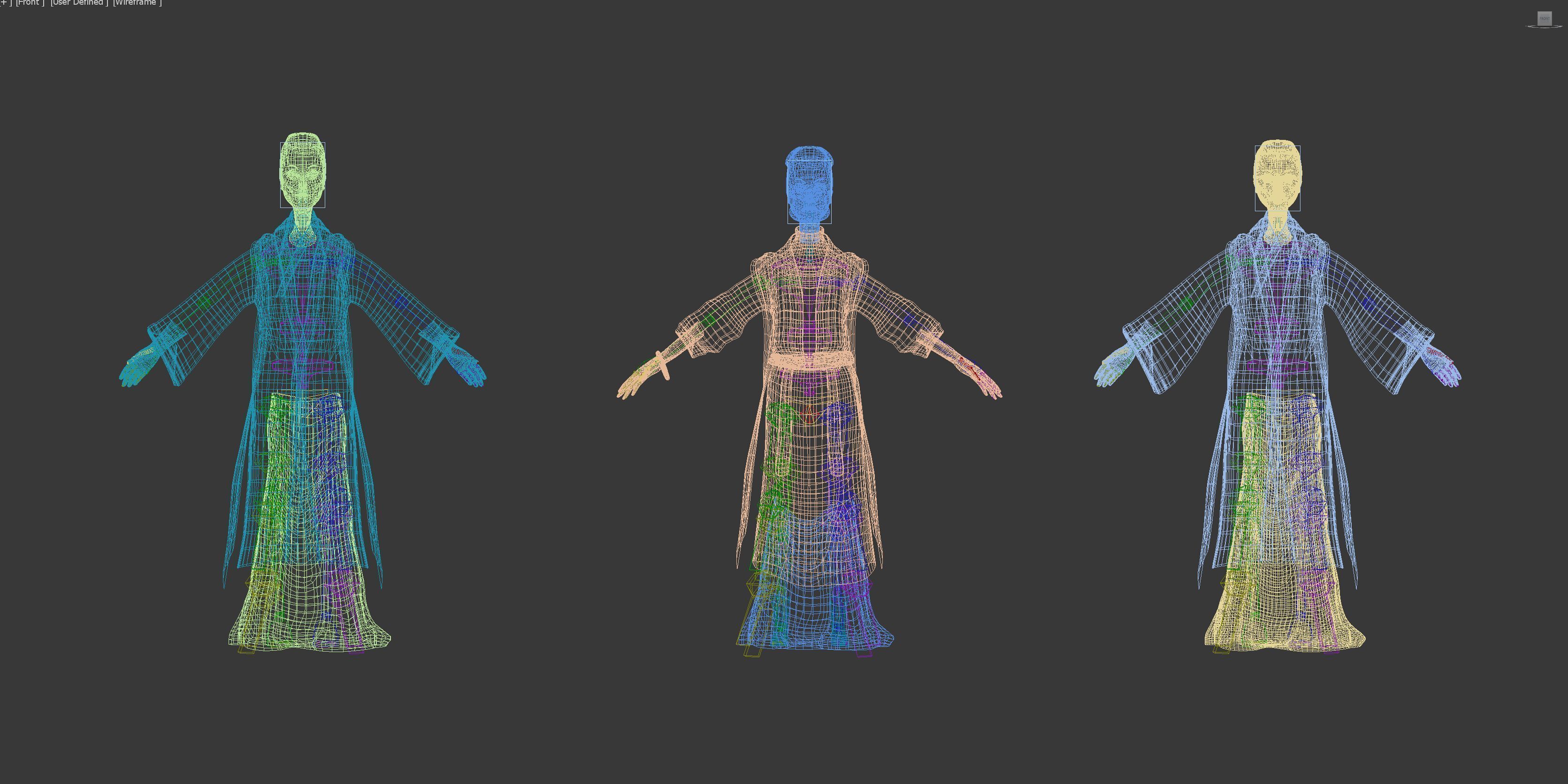 Ink man animation 3D model animated rigged | CGTrader