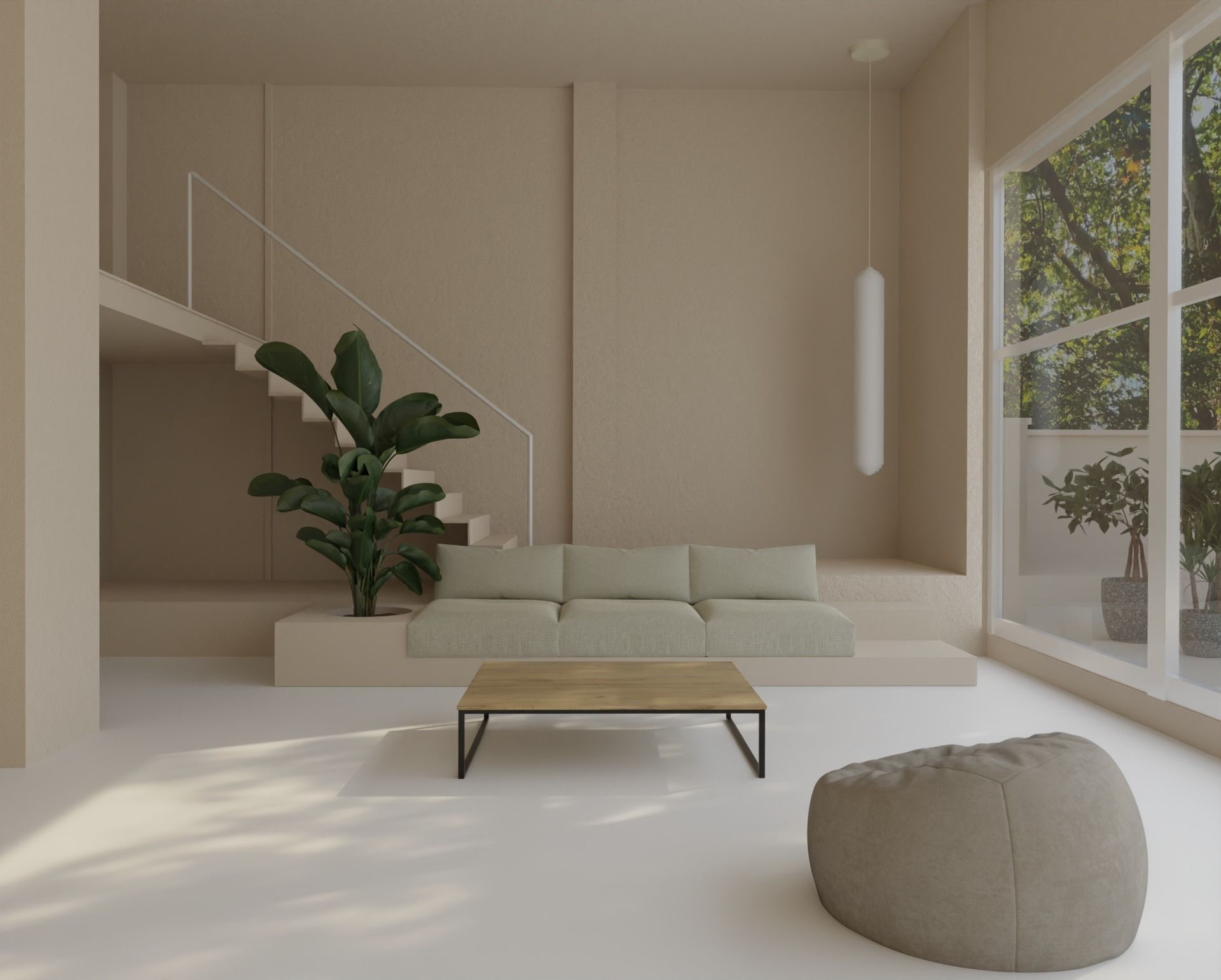 Simple Interior Open free 3D model | CGTrader