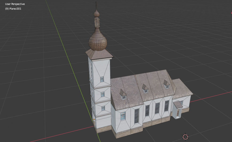 Rural Bavarian church building 3D model | CGTrader