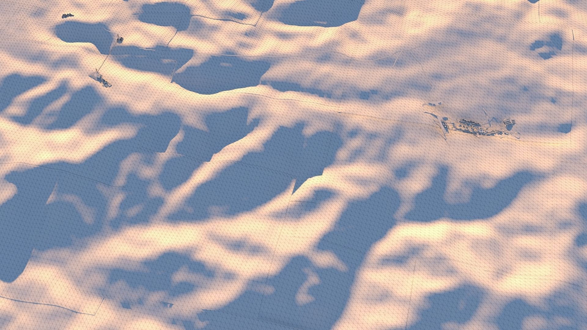 Mountain range Texture animated rigged | CGTrader