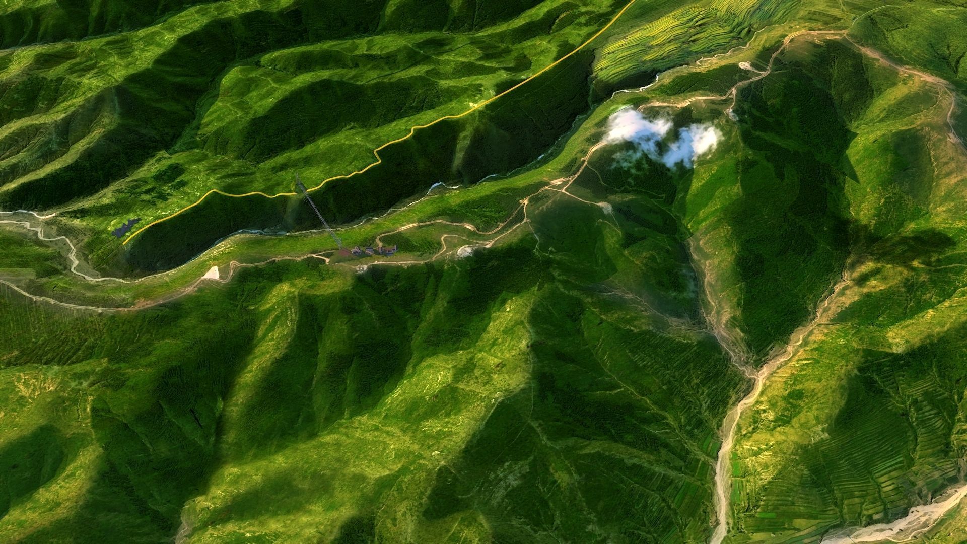 Mountain range Texture animated rigged | CGTrader