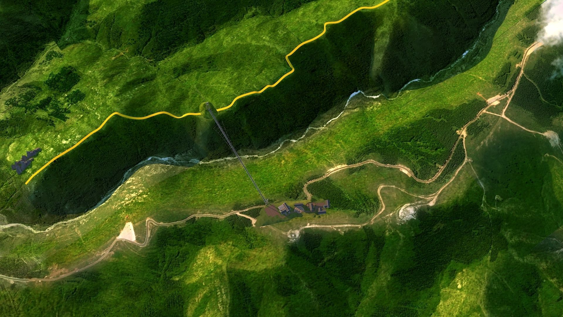 Mountain range Texture animated rigged | CGTrader