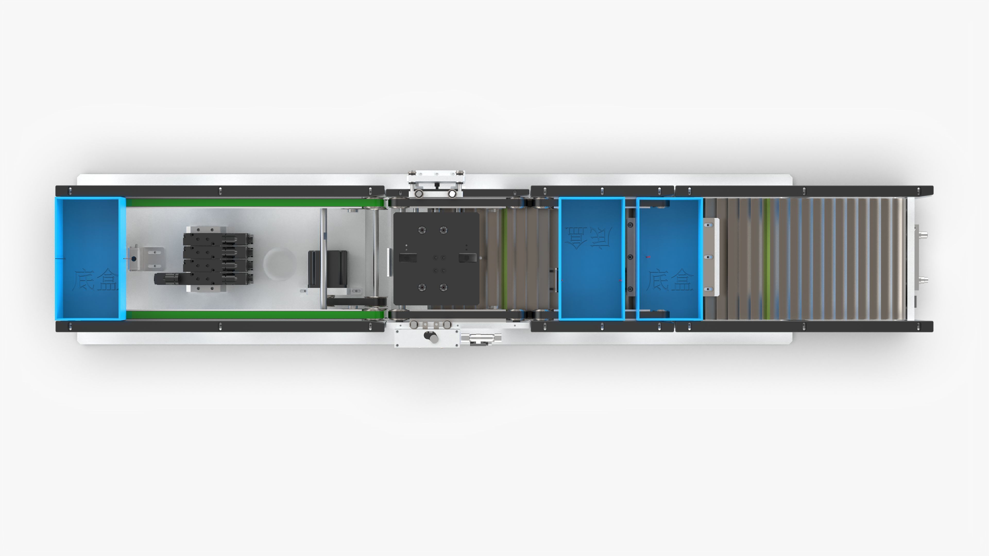 Box Conveyor Belt Line 3D model | CGTrader