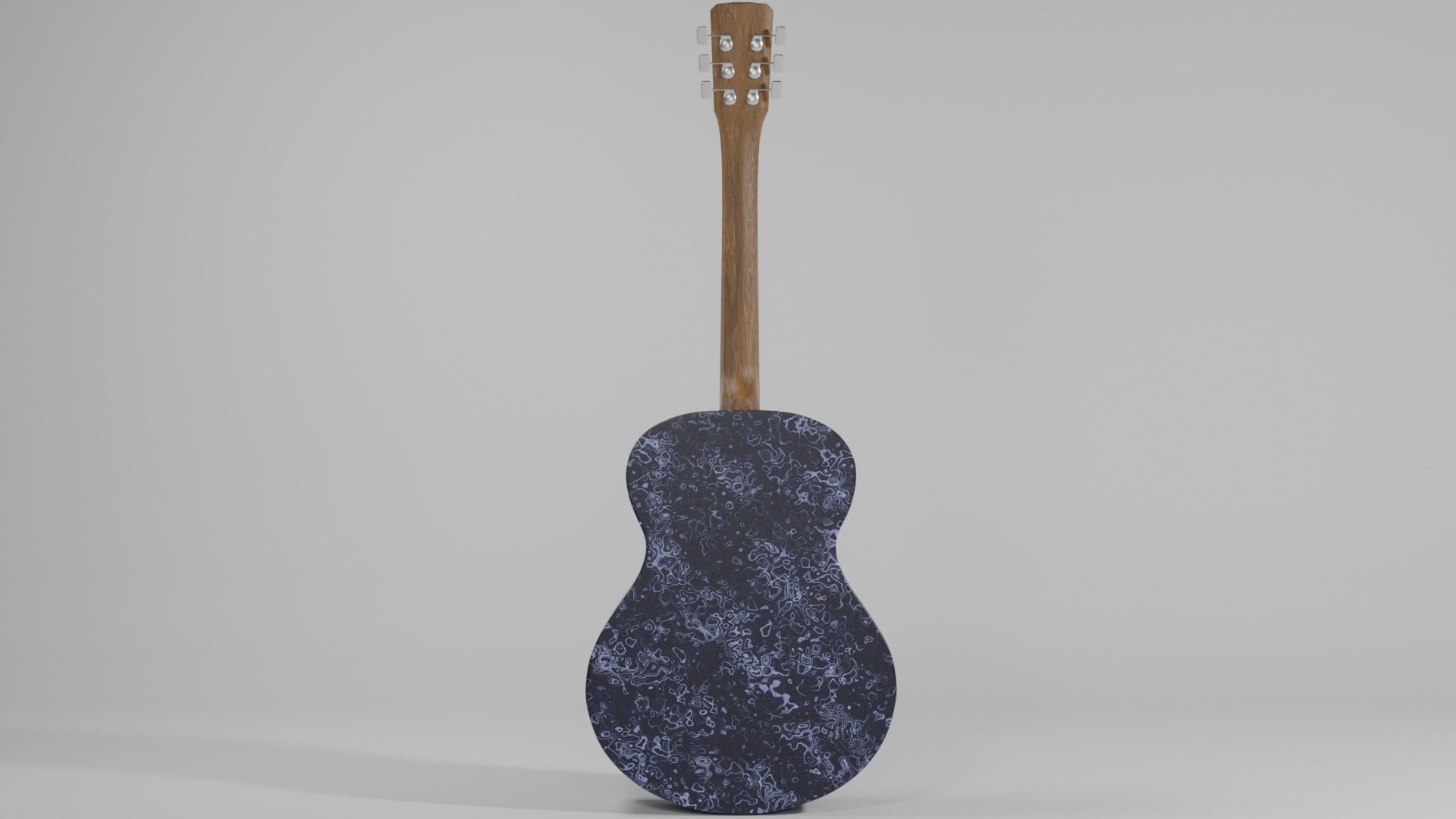 Stylized Acoustic Guitar 3D model | CGTrader