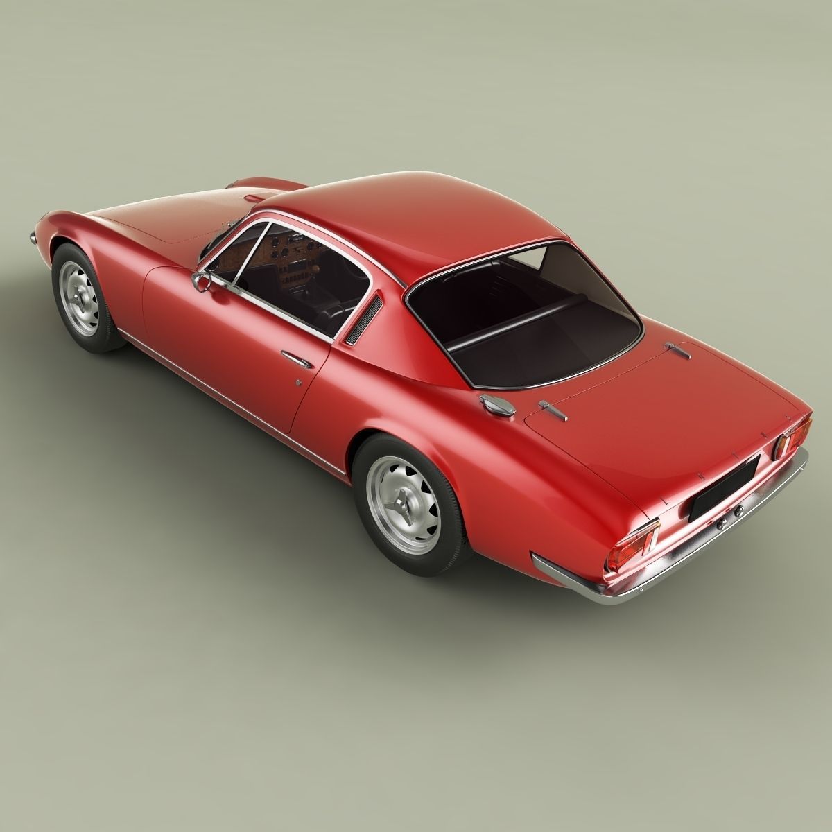 Lotus Elan Plus2 Coupe 3D model | CGTrader