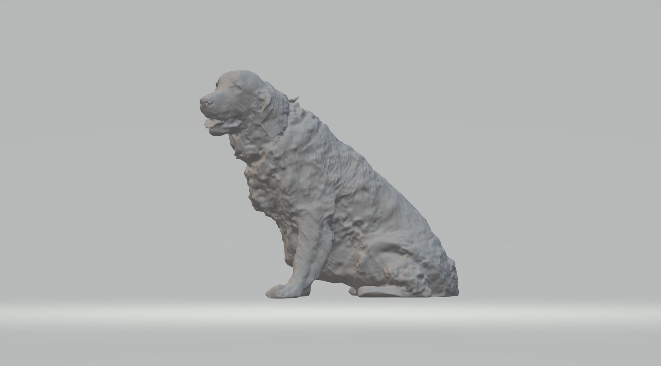 Golden retriever 3D model 3D printable | CGTrader