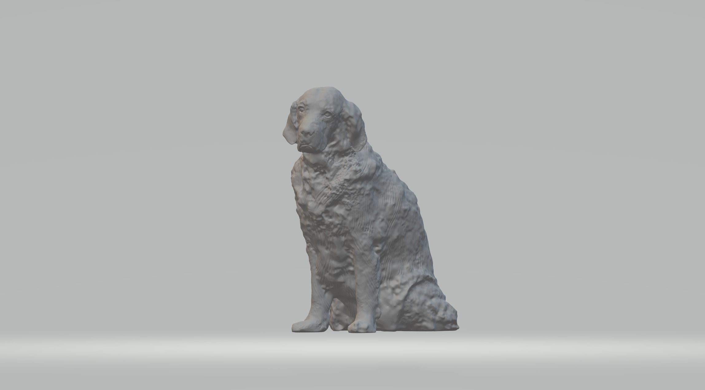 Golden retriever 3D model 3D printable | CGTrader