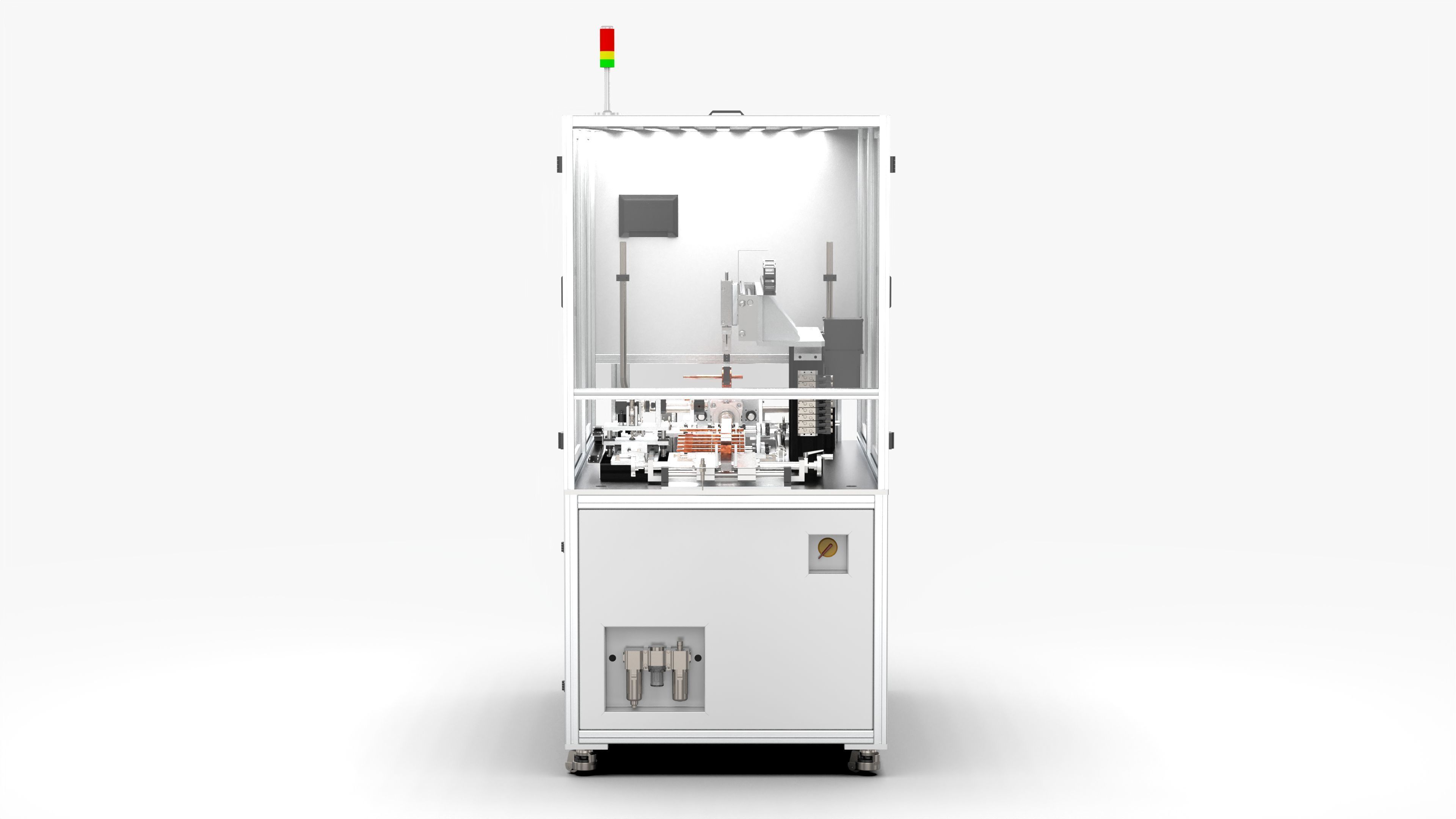 Spring and Anti-Rust Oil Assembly Machine 3D model | CGTrader