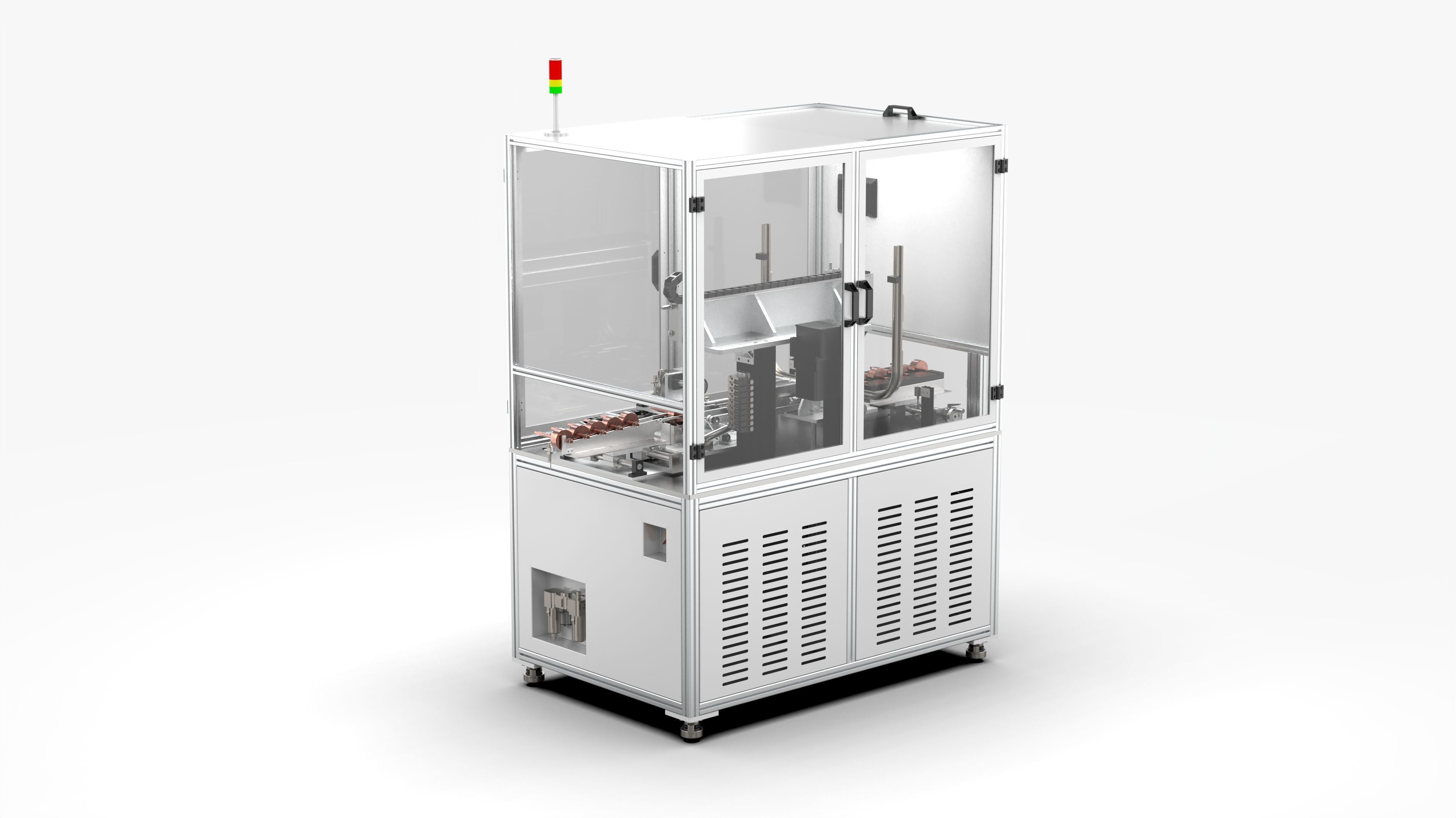 Spring and Anti-Rust Oil Assembly Machine 3D model | CGTrader