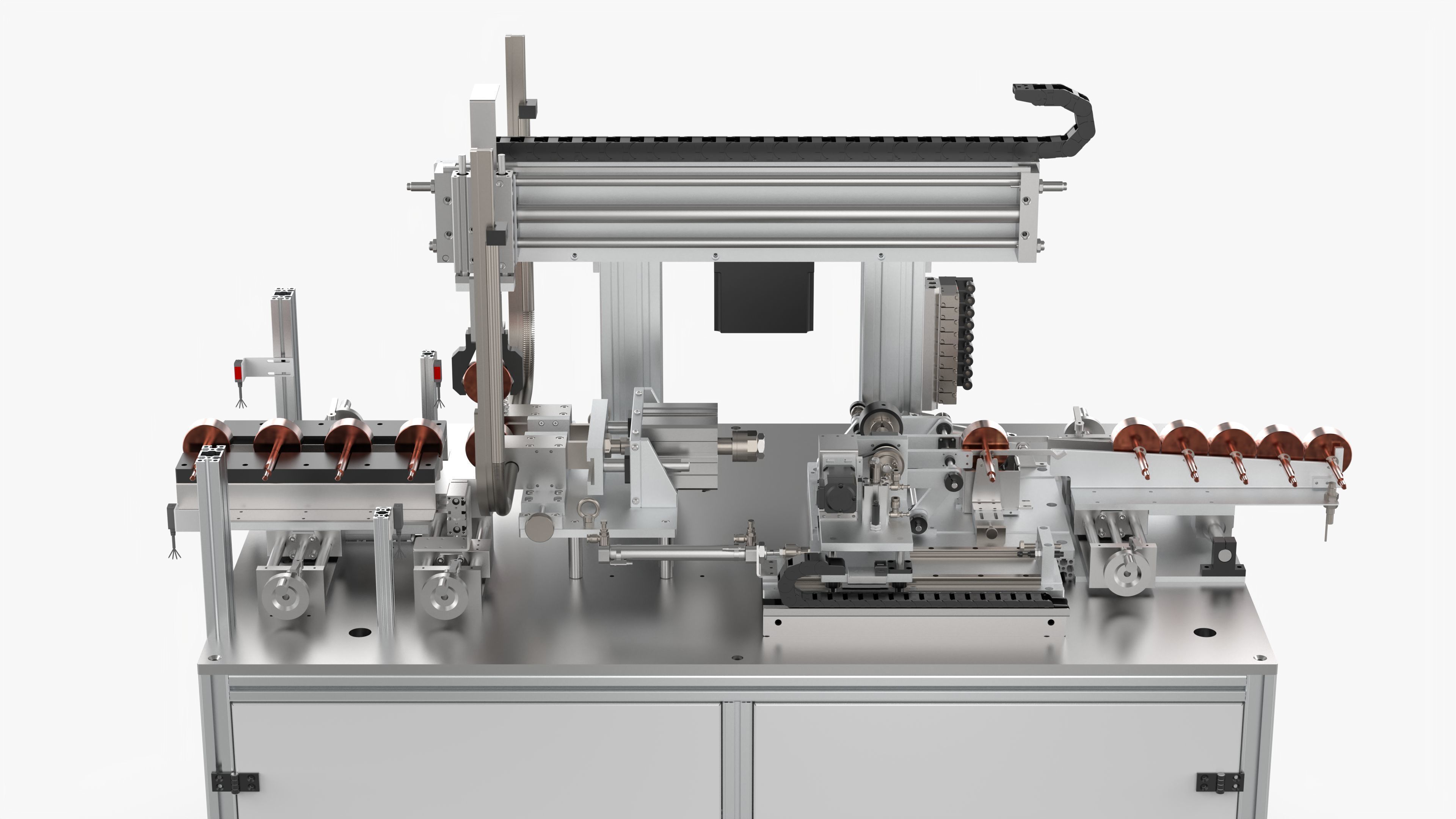 Spring and Anti-Rust Oil Assembly Machine 3D model | CGTrader