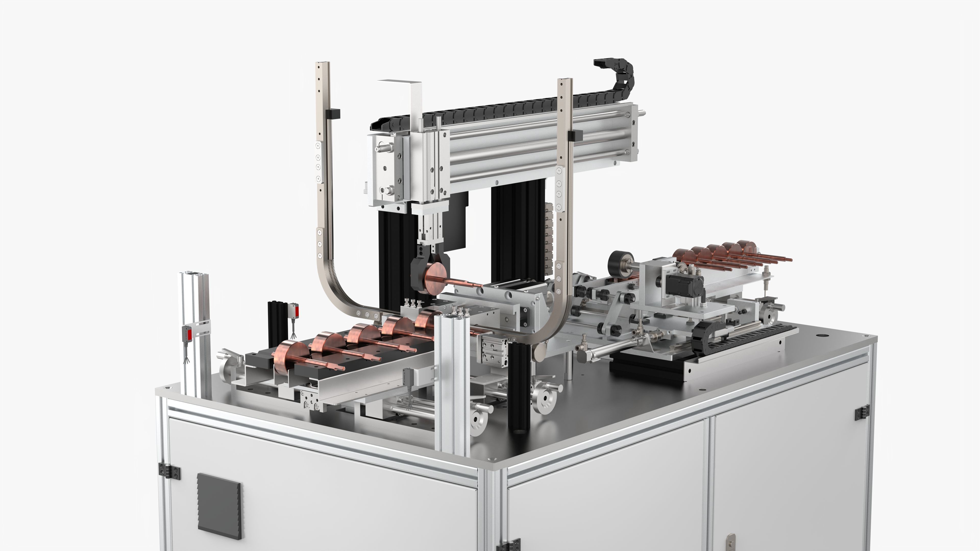 Spring and Anti-Rust Oil Assembly Machine 3D model | CGTrader