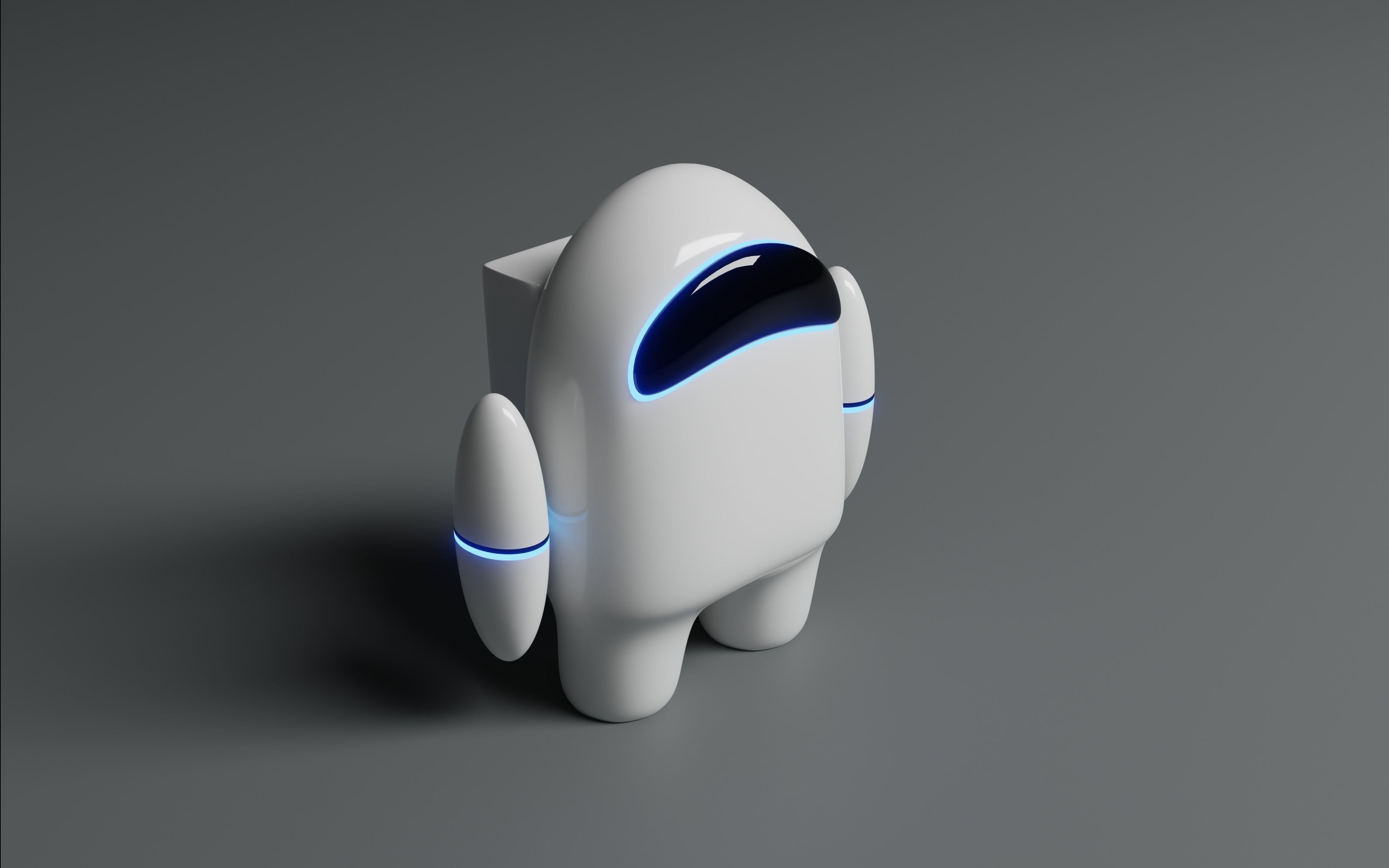 among us 3d robot model 3D model | CGTrader