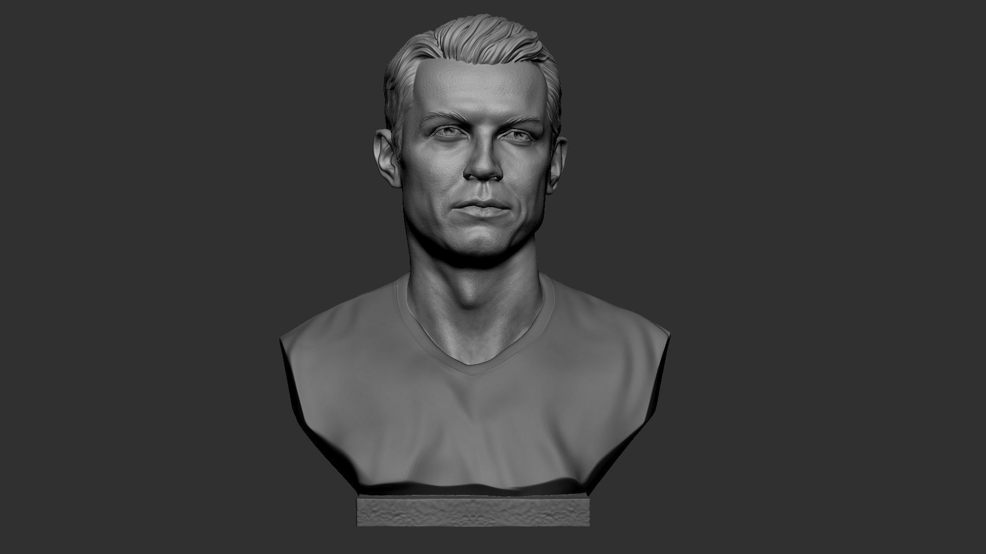Cristiano Ronaldo 3D model 3D printable | CGTrader