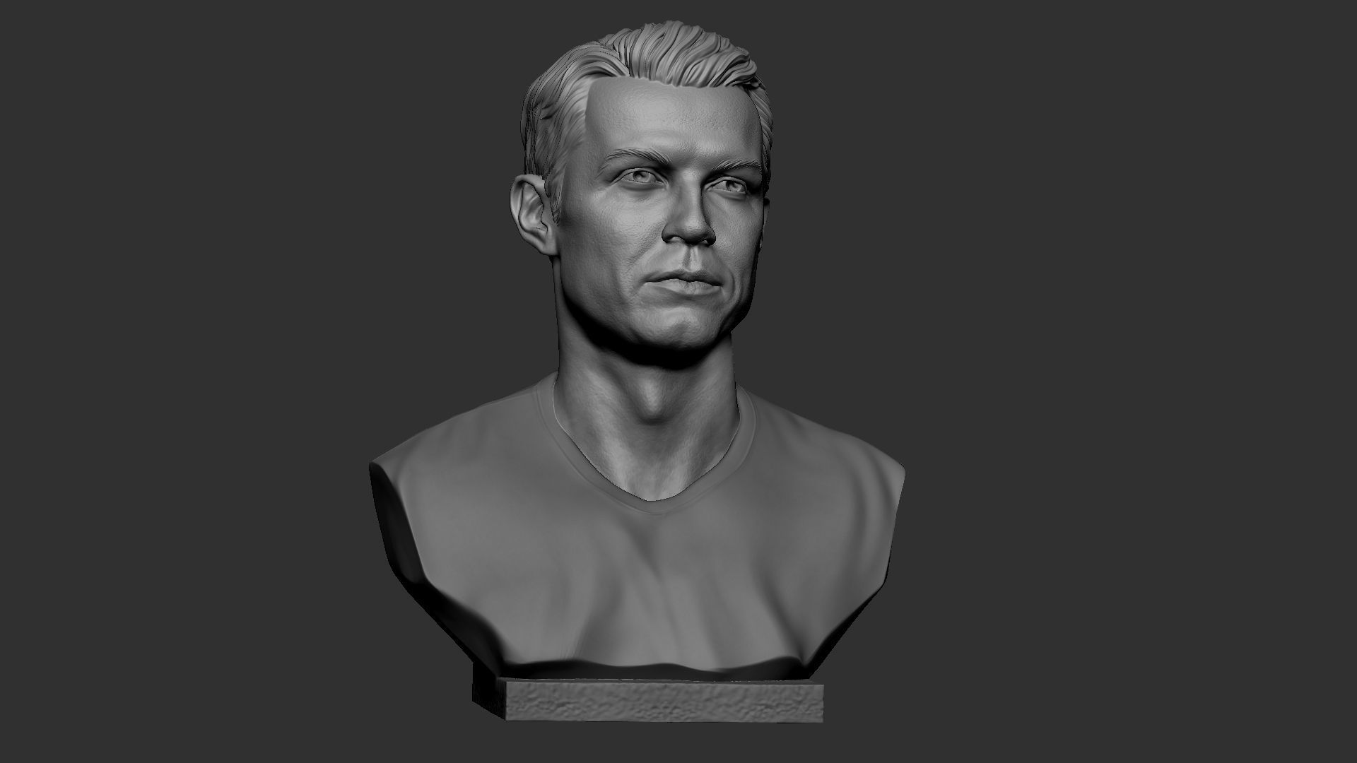 Cristiano Ronaldo 3D model 3D printable | CGTrader