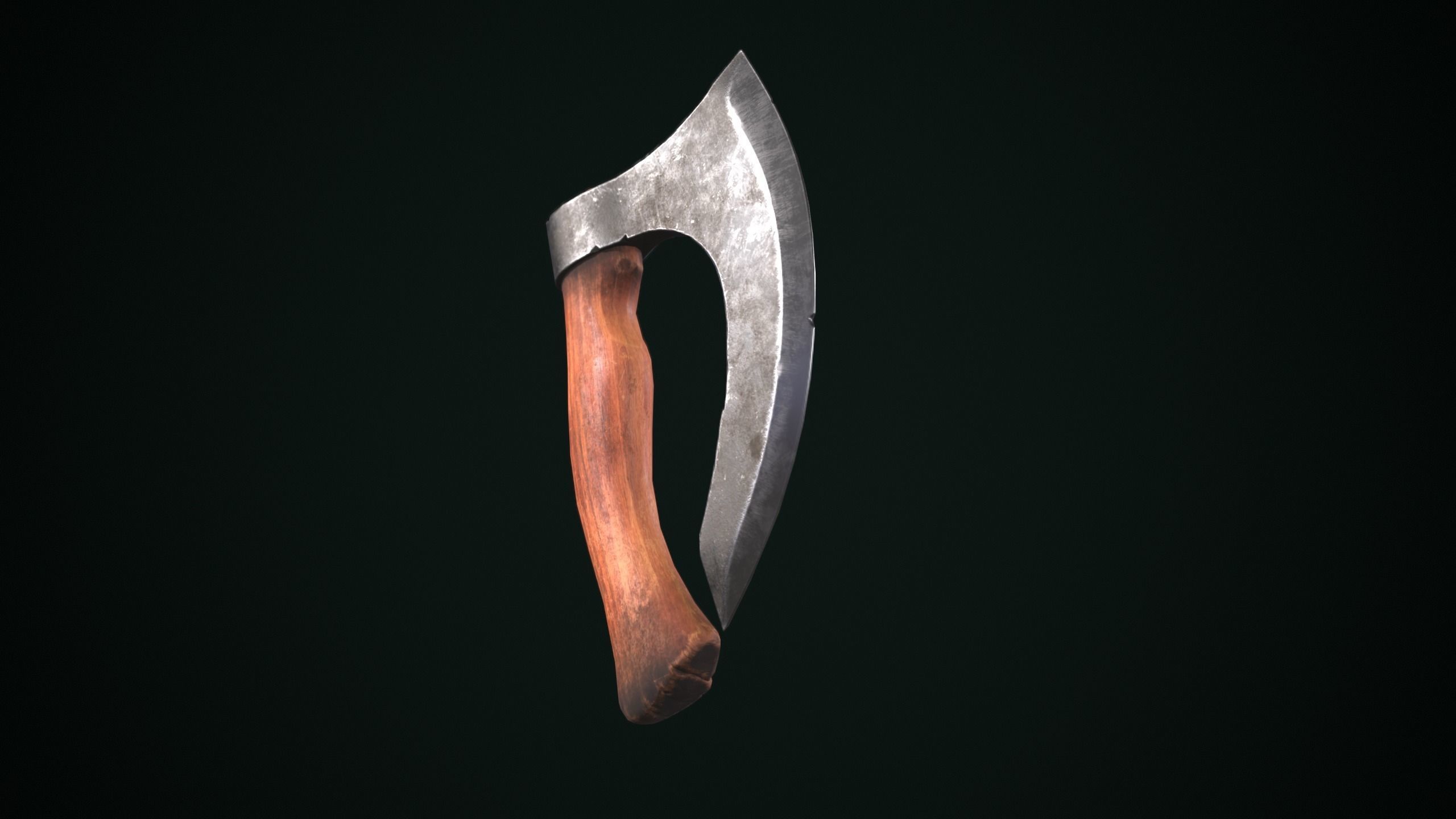 3D model Small Handle Axe VR / AR / low-poly | CGTrader