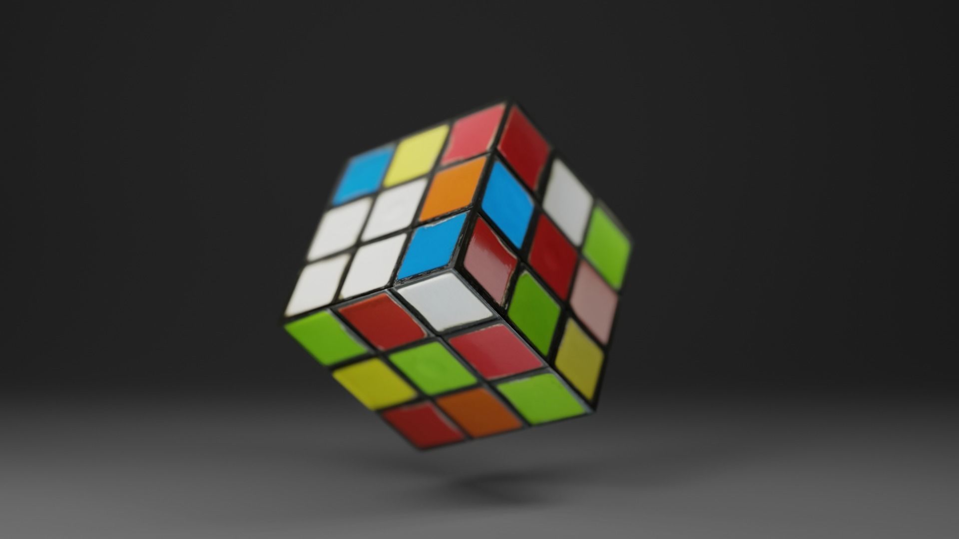 Realistic Rubik Cube free 3D model | CGTrader