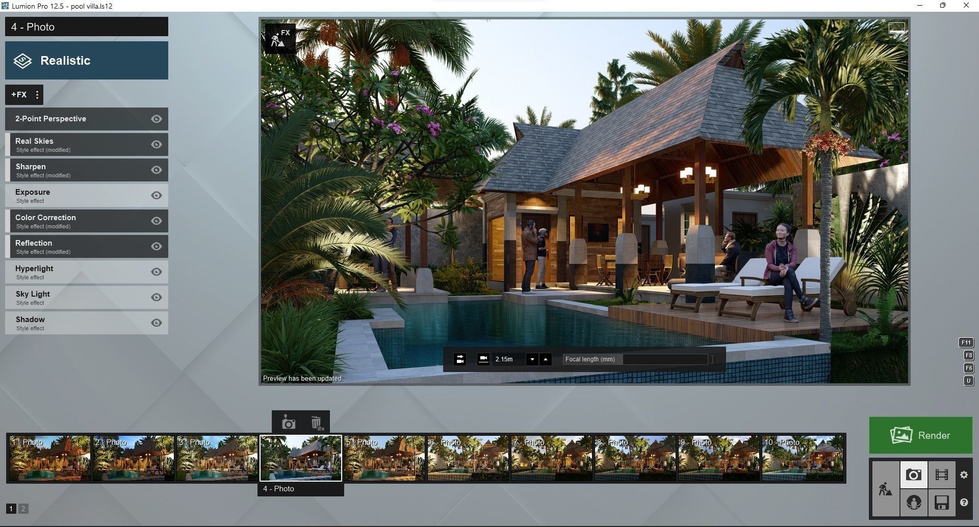 Scene Lumion 12 5 By Yoga4arch Plus 3d Model 3d Model Cgtrader