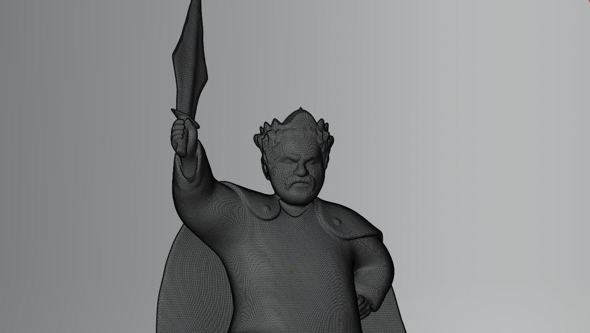 King Zog from Disenchantment with a stash inside 3D model 3D printable ...
