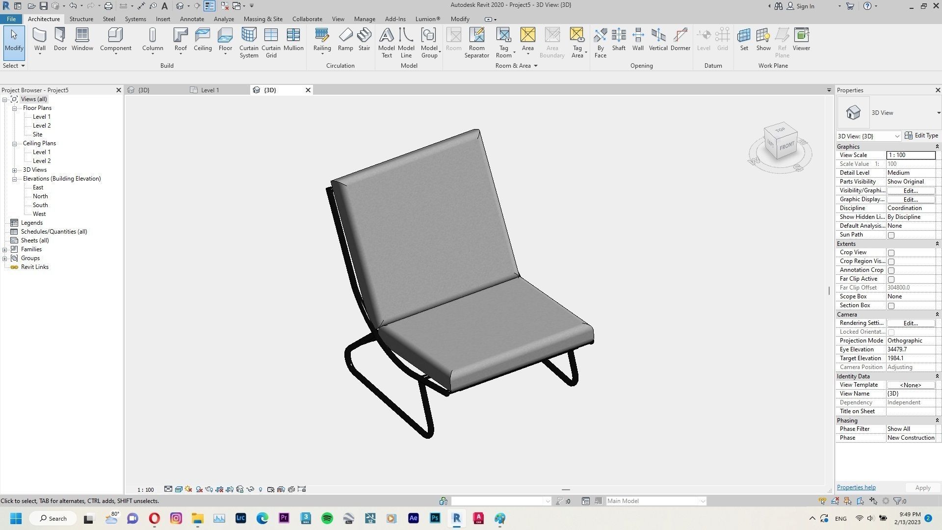 Sofa Pack Revit Family Interior 3D model | CGTrader