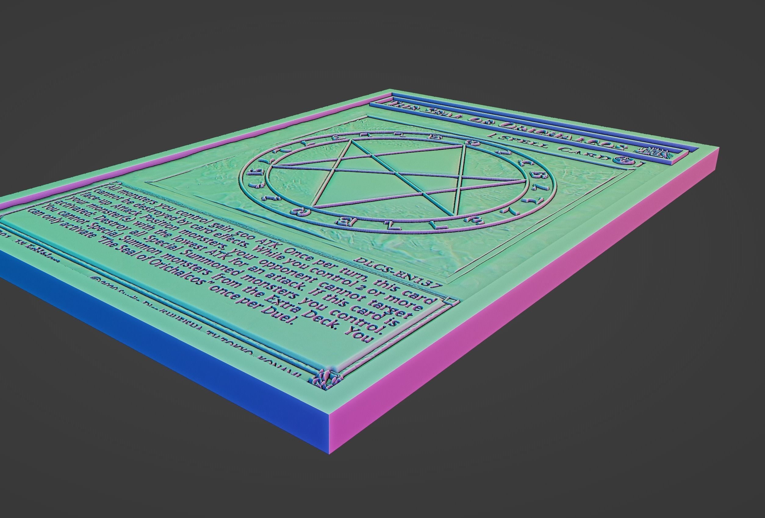 the seal of orichalcos 3D model 3D printable | CGTrader