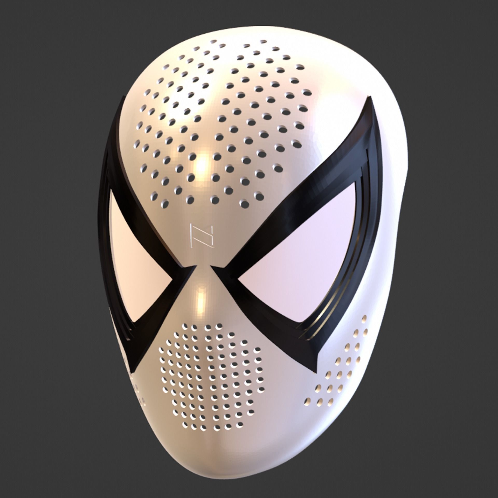 Accurate Anti-Venom Spiderman PS5 Faceshell 3D model 3D printable ...