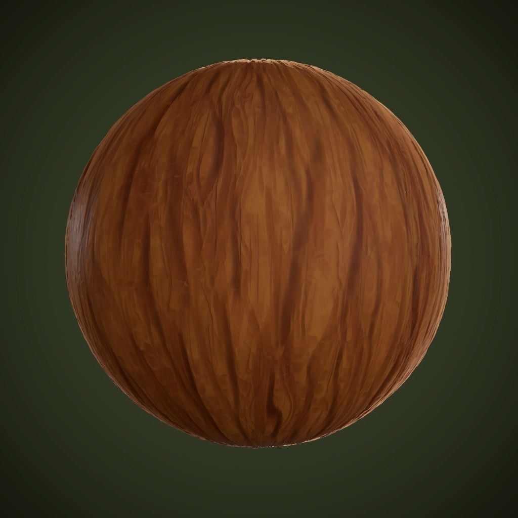 Stylized Seamless PBR Tree Bark Texture Texture | CGTrader