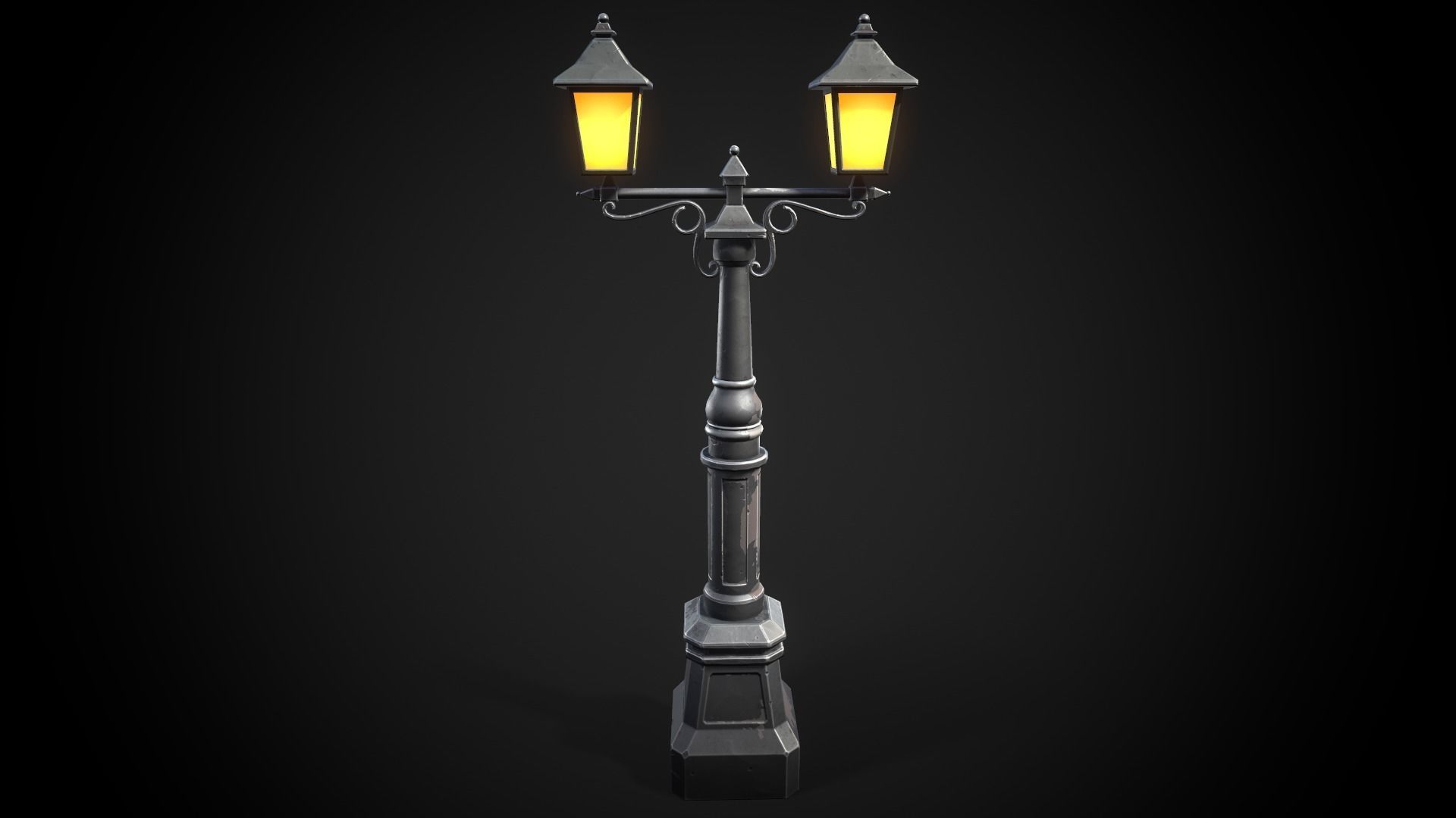 3D model Stylized street light VR / AR / low-poly | CGTrader