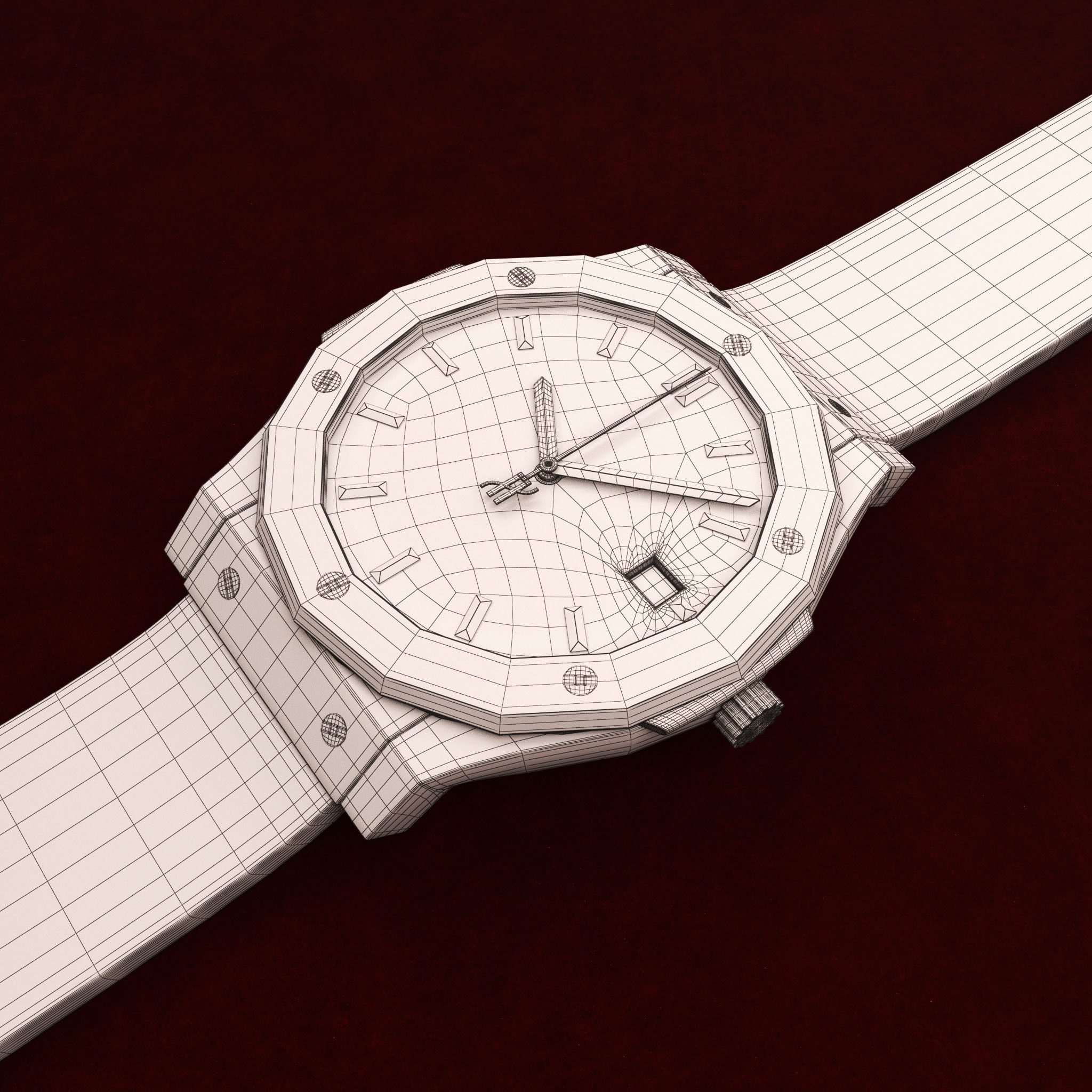3D model Hublot Watch VR / AR / low-poly | CGTrader