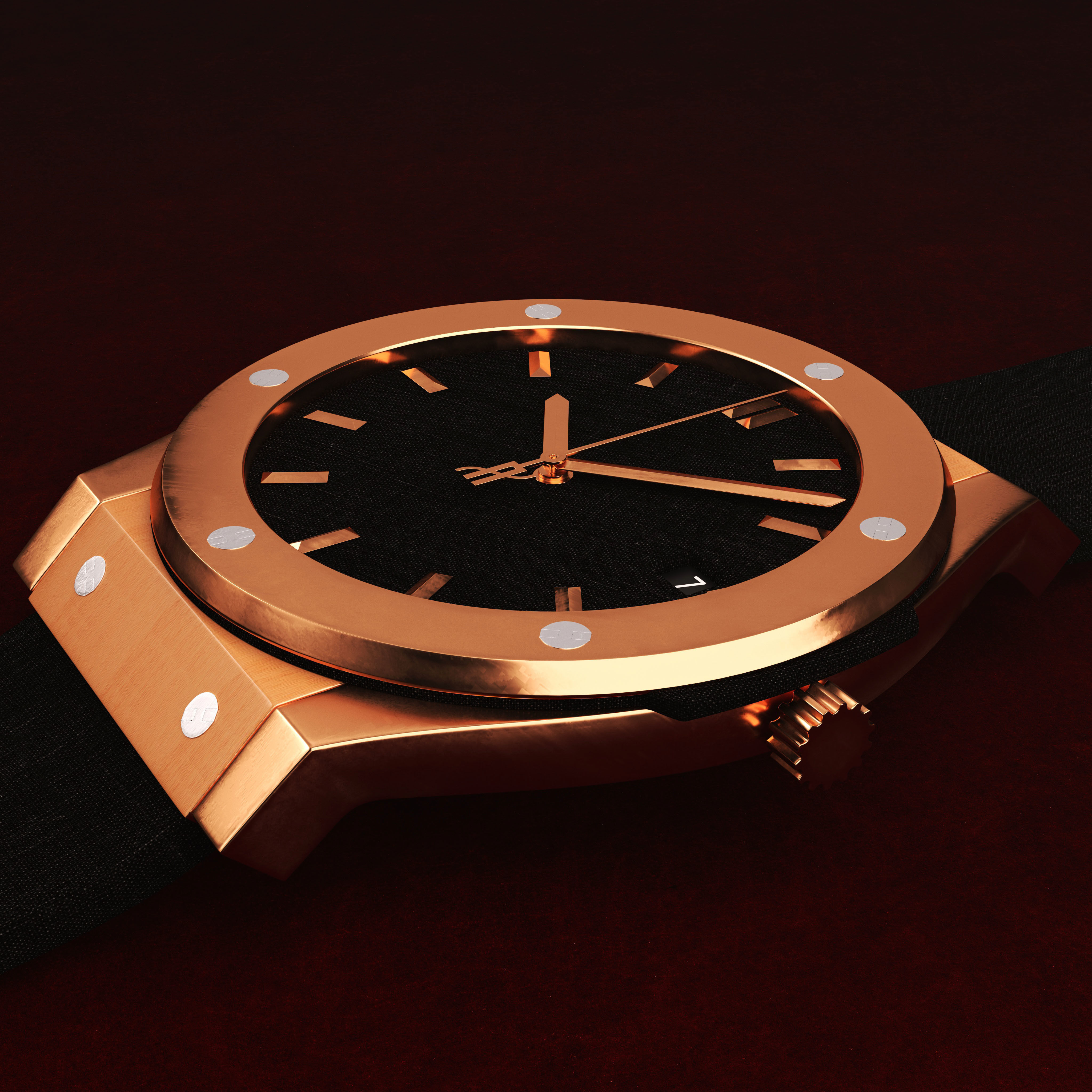 3D model Hublot Watch VR / AR / low-poly | CGTrader