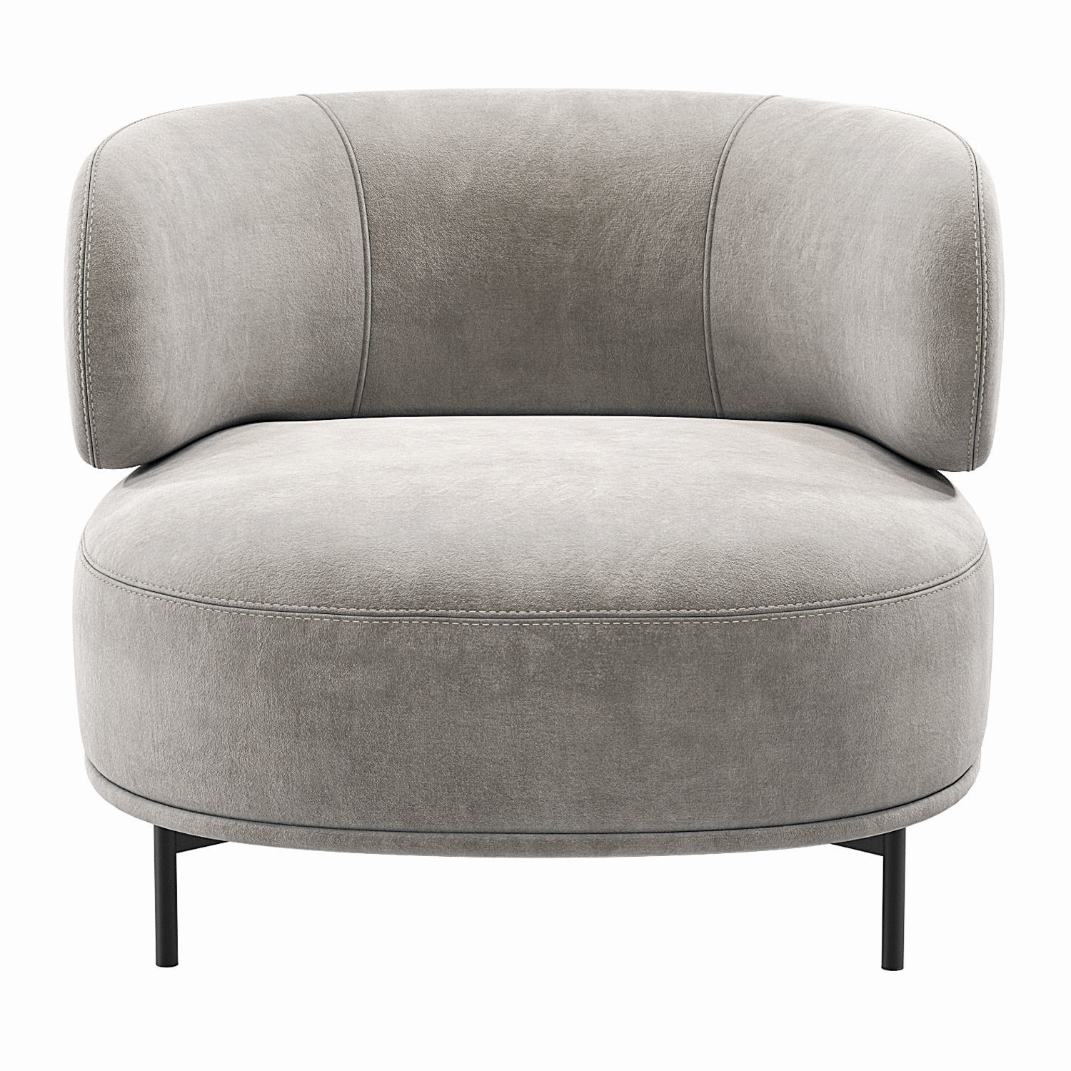 Akiko Lounge Chair Gallotti Radice Buratti 3D model | CGTrader