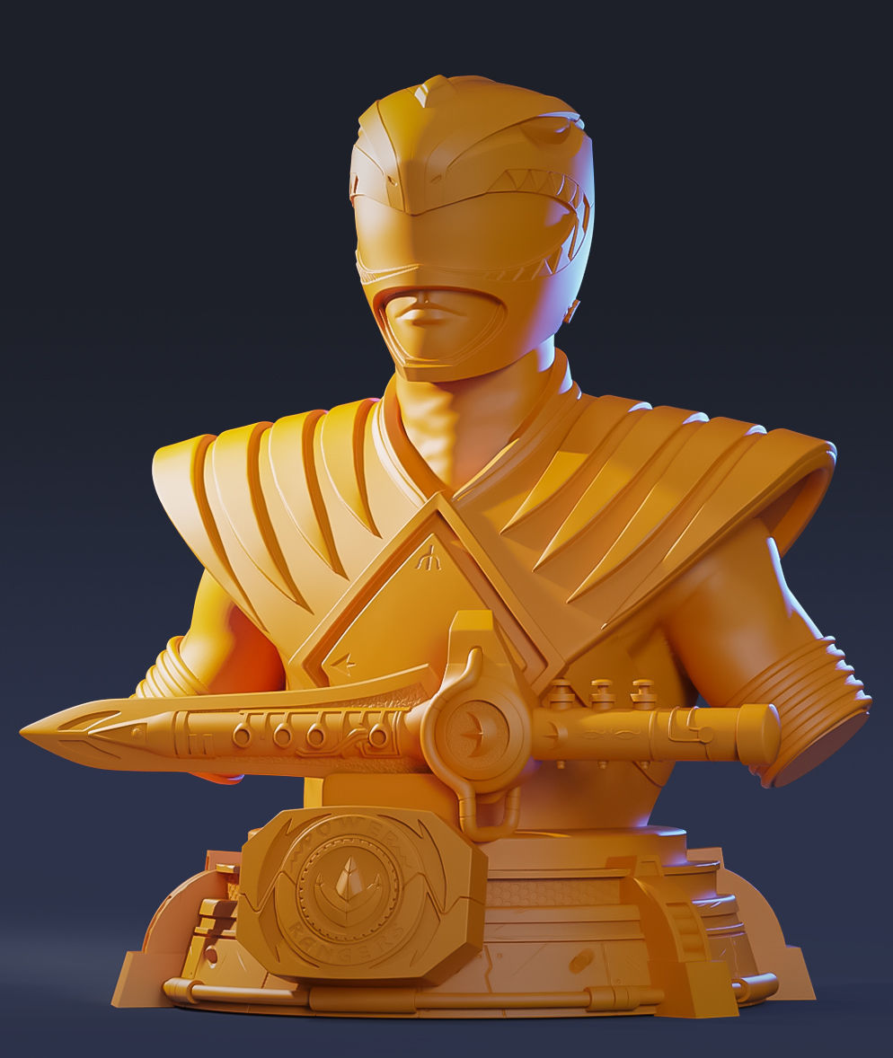 Green Ranger 3D model 3D printable | CGTrader