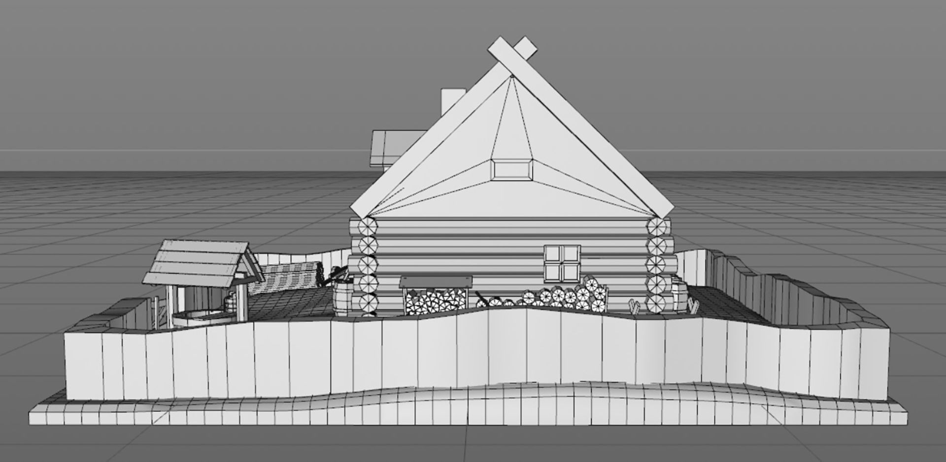 3D model Low Poly Medieval Hut VR / AR / low-poly | CGTrader