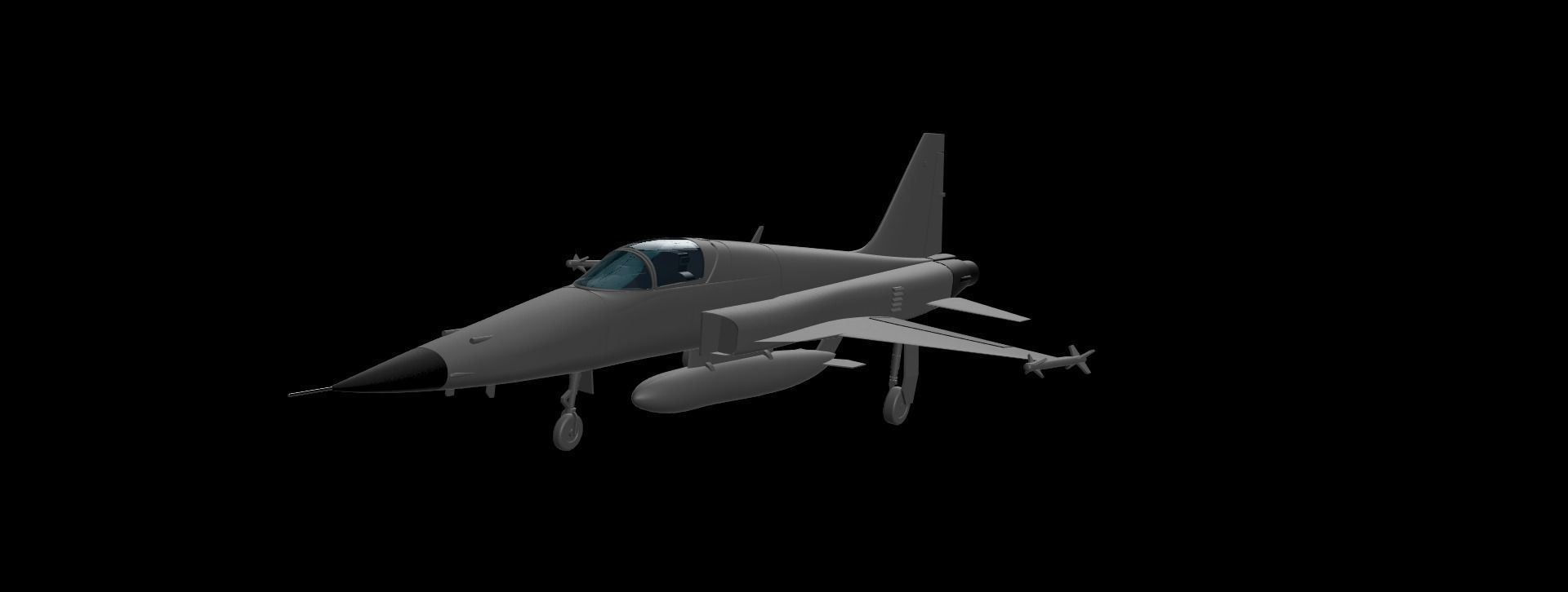 F5 Northrop scaled 3D model 3D printable | CGTrader