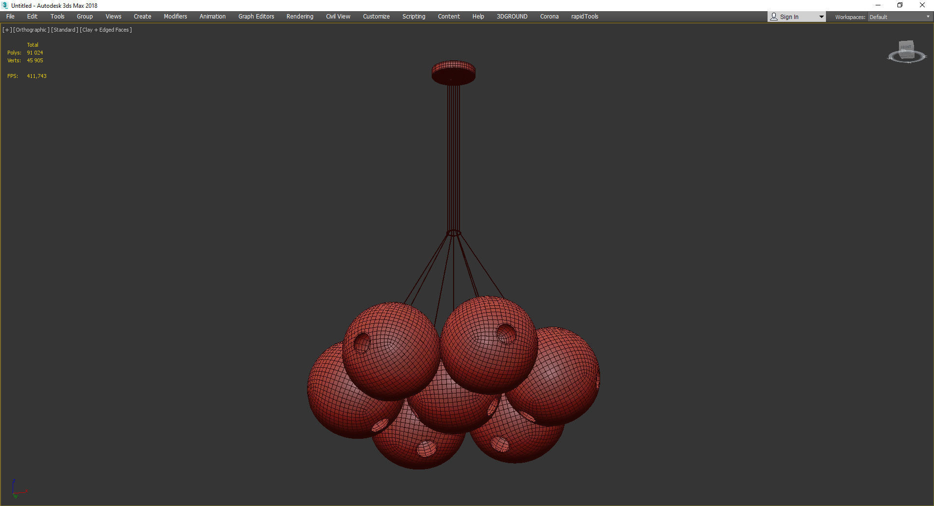 3D model Bocci cluster VR / AR / low-poly | CGTrader