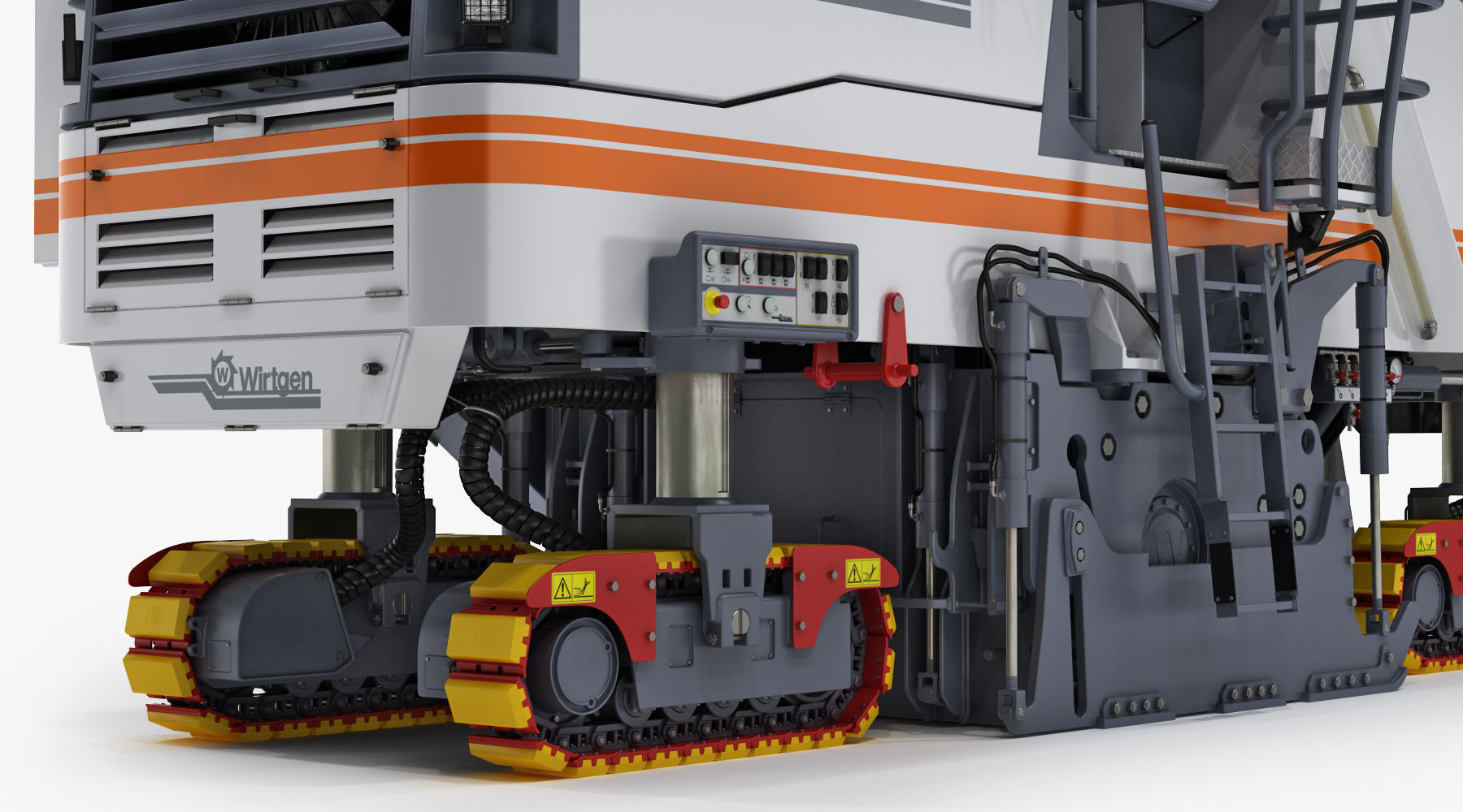 Asphalt Milling Machine 3D model | CGTrader