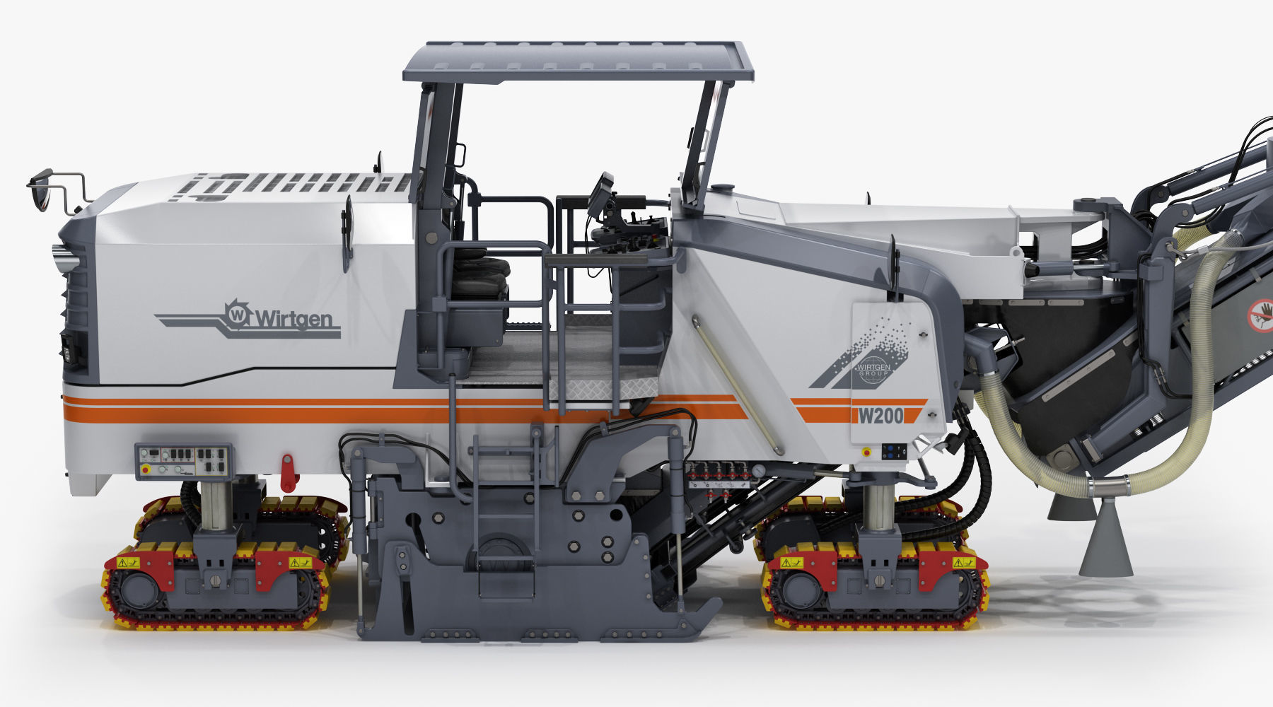 Asphalt Milling Machine 3D model | CGTrader
