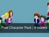 3D Model Collection Pixel Character Pack VR / AR / low-poly | CGTrader
