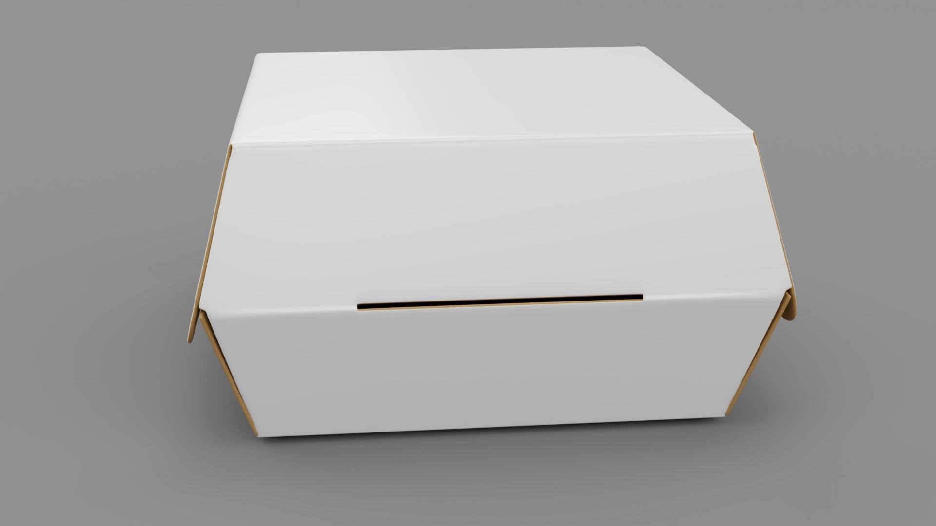 3D model Empty packages burger box VR / AR / low-poly | CGTrader